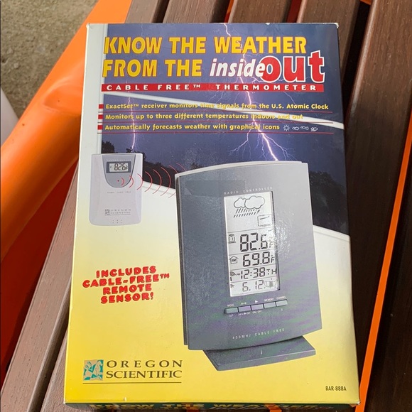 Other | Oregon Scientific Cable Free Thermometer With Remote Sensor ...